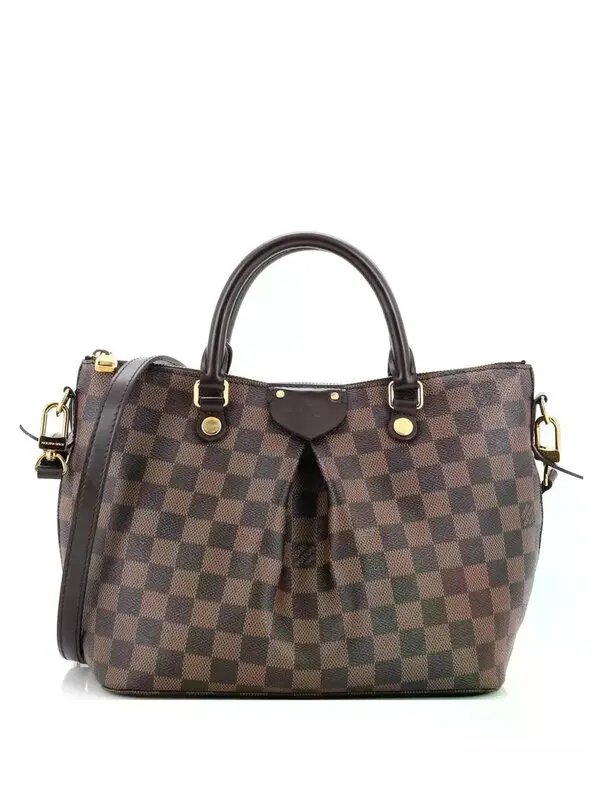 LOUIS VUITTON Siena Handbag Damier Pm Satchel - Brown