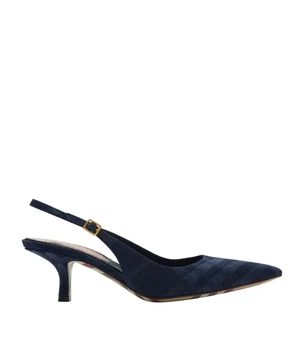 Burberry Slingback Kitten Heels