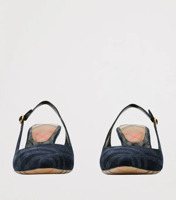 Burberry Slingback Kitten Heels