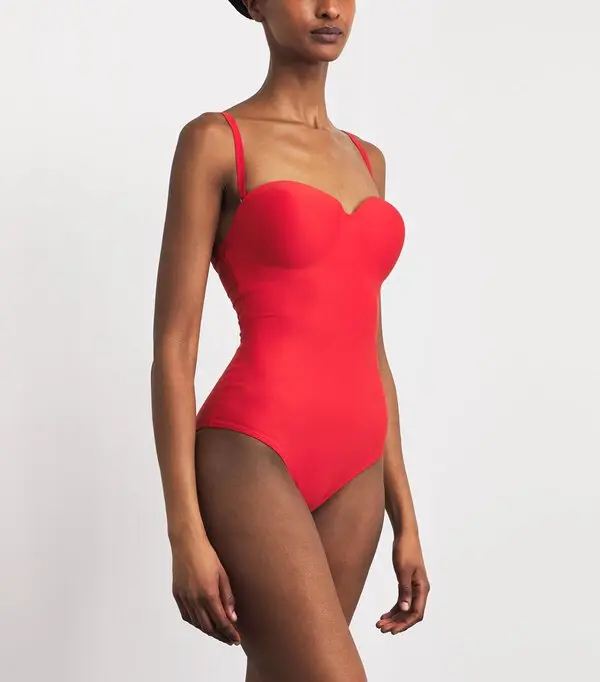 Wolford Mat De Luxe Form Swimsuit - Red