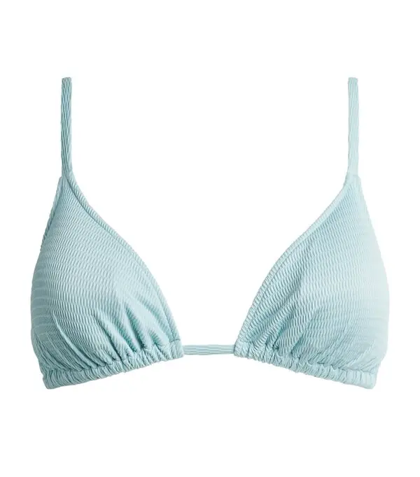 Wolford Textured Triangle Bikini Top - Blue