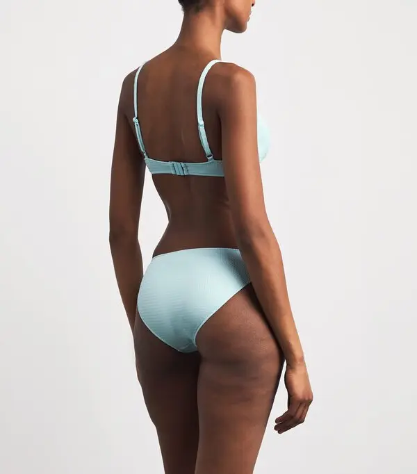 Wolford Textured Triangle Bikini Top