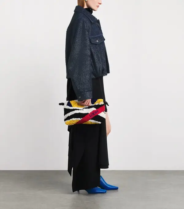 Loewe Lamb Leather Fringe Jacket