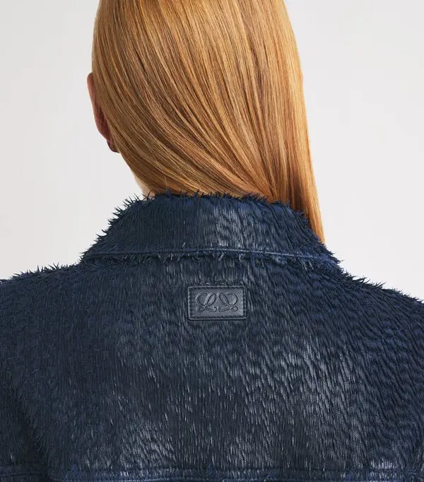 Loewe Lamb Leather Fringe Jacket