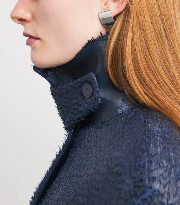 Loewe Lamb Leather Tailored Coat