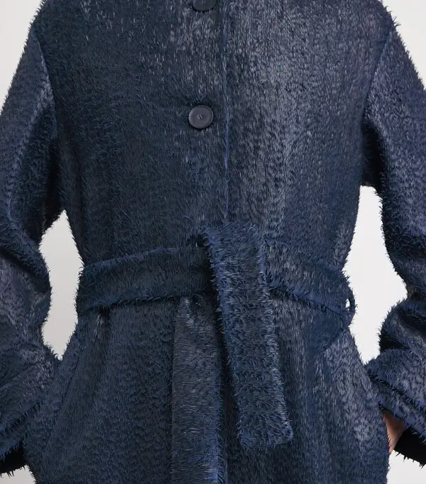 Loewe Lamb Leather Tailored Coat