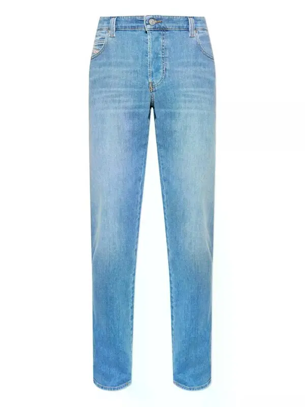DIESEL® D-vyl Logo-patch Jeans - Blue