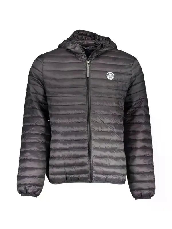 NORTH SAILS Hooded Quilted Jacket - Black