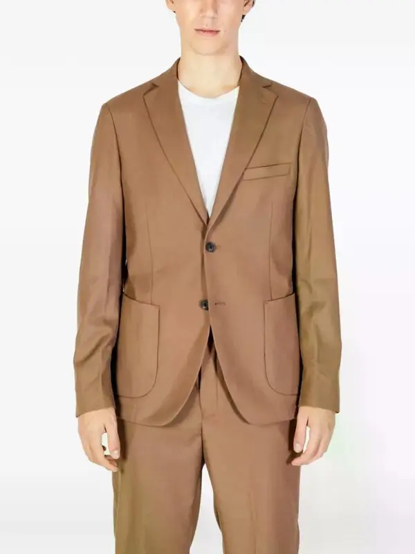 HAMAKI-HO Two-button Patch-pocket Blazer