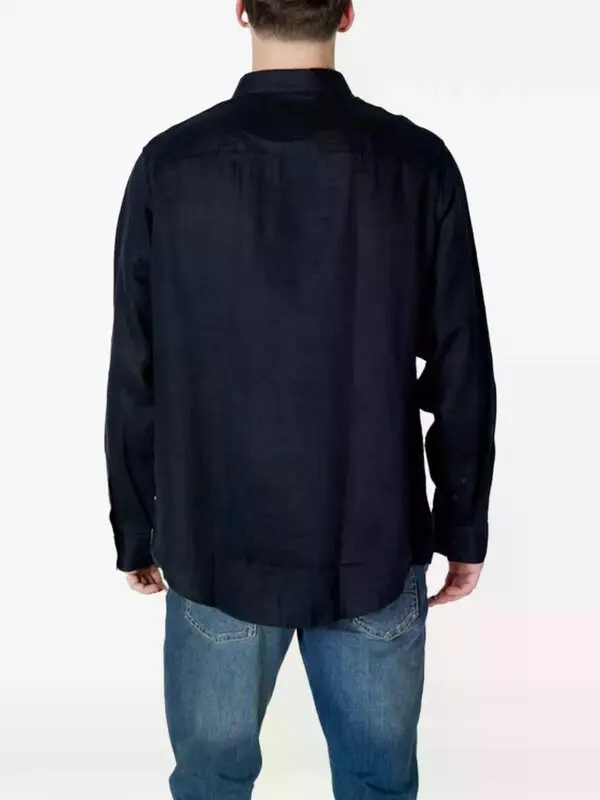 Armani Exchange Buttoned Shirt - Blue