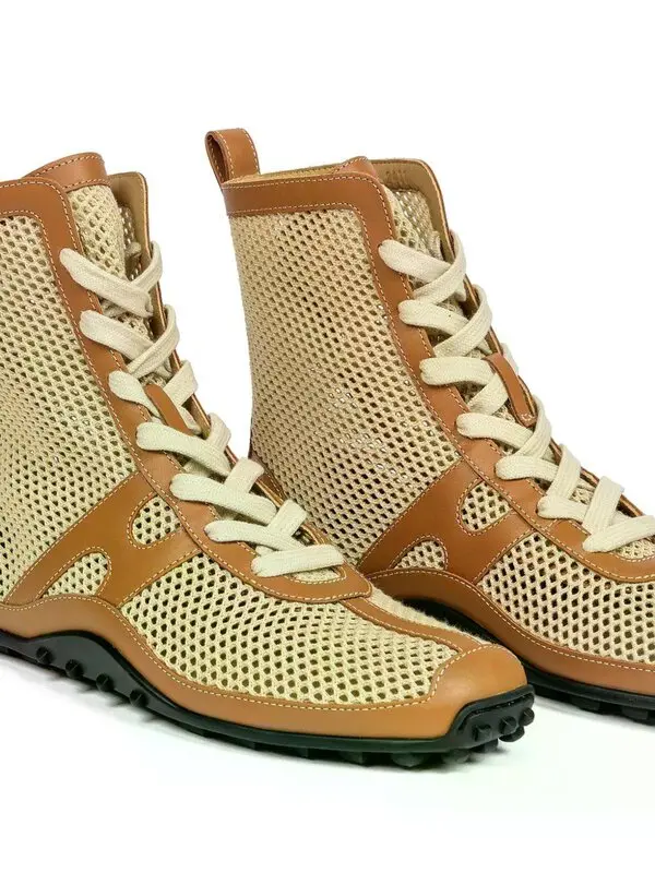 Hermès Kiatsu Mesh-panel Sneakers