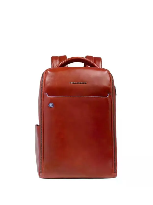 PIQUADRO Leather Backpack - Orange