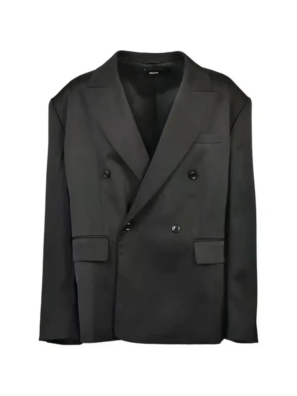 BREATH Oversized-fit Double-breasted Suit Jacket