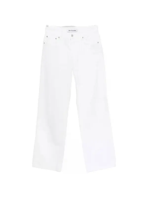 WON HUNDRED Genoa Flare-leg Jeans - White