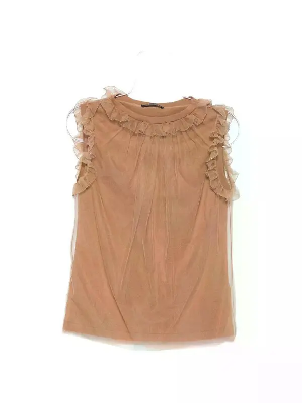 Fabiana Filippi Ruffled T-shirt - Neutrals