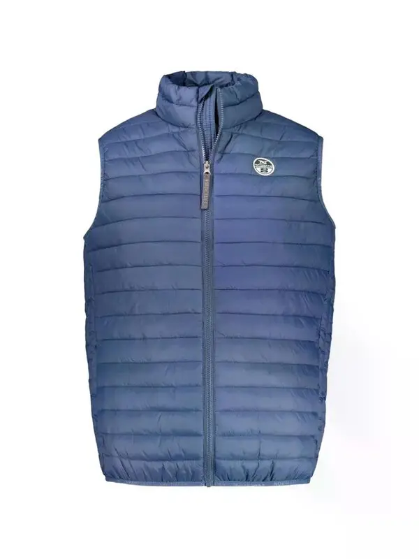 NORTH SAILS Quilted Zip-up Gilet - Blue