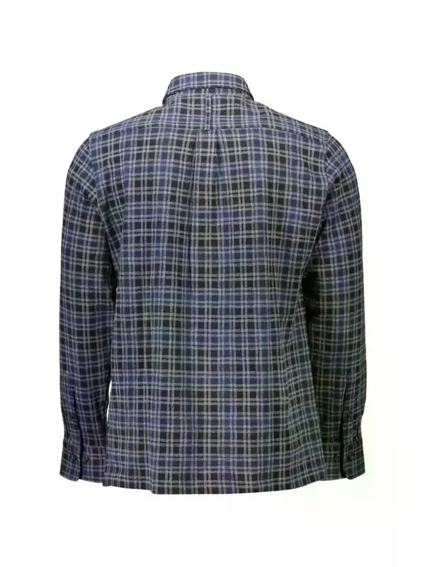 Gant Plaid-pattern Buttoned Shirt - Blue