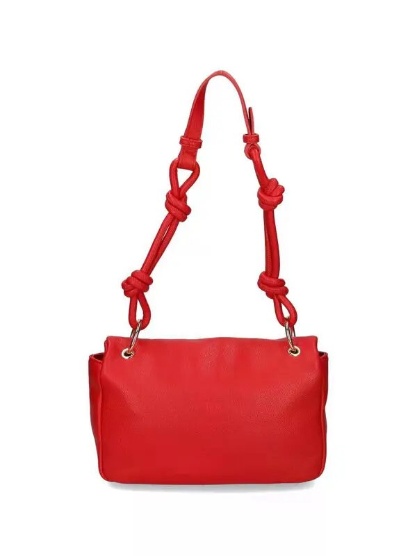 Moschino Logo-plaque Knotted-strap Shoulder Bag - Red