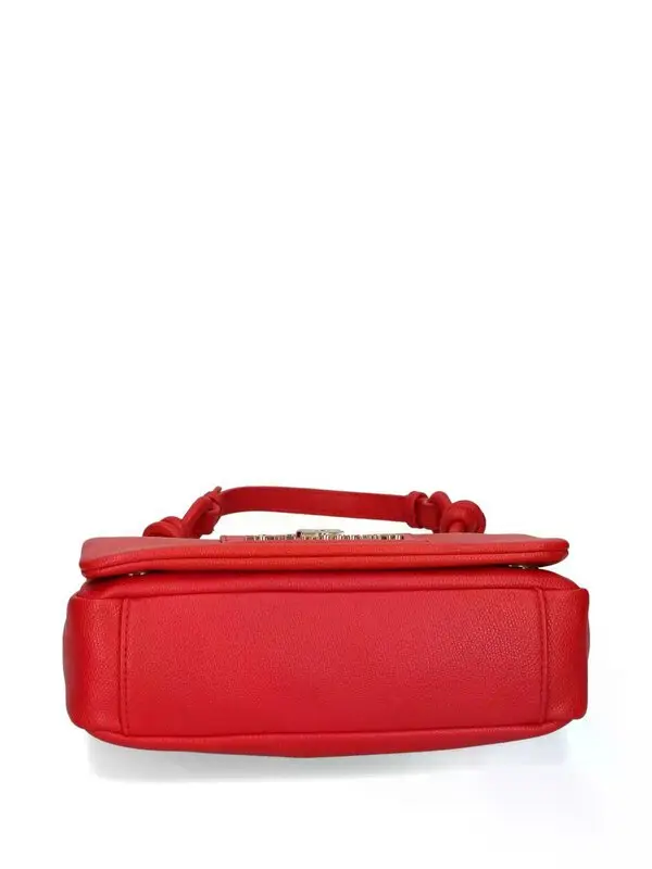Moschino Logo-plaque Knotted-strap Shoulder Bag - Red
