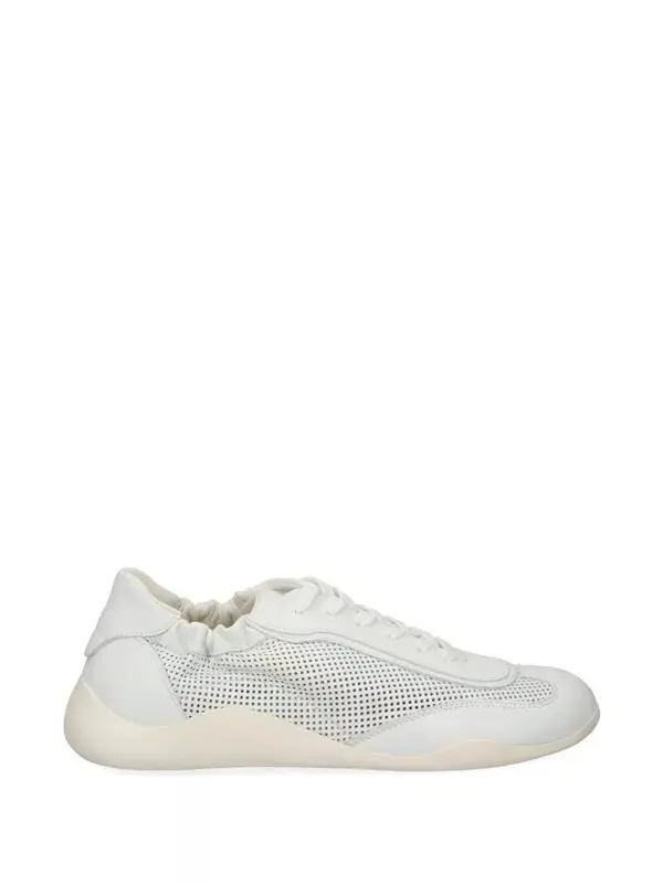 VIC MATIE Perforated Elasticated-ankle Sneakers - White