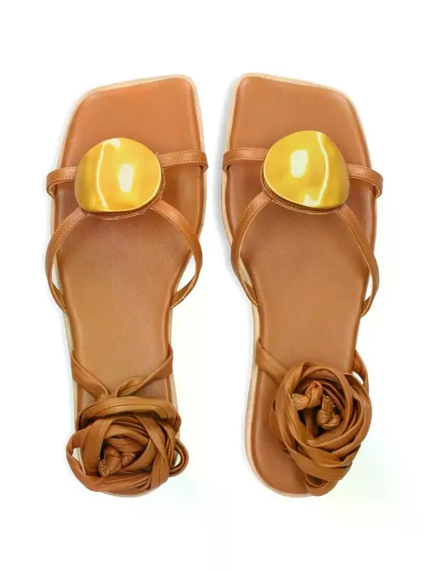 VIC MATIE Embellished Tie-fastening Sandals