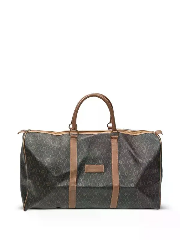 Dior Honeycomb Leather Holdall Bag - Brown