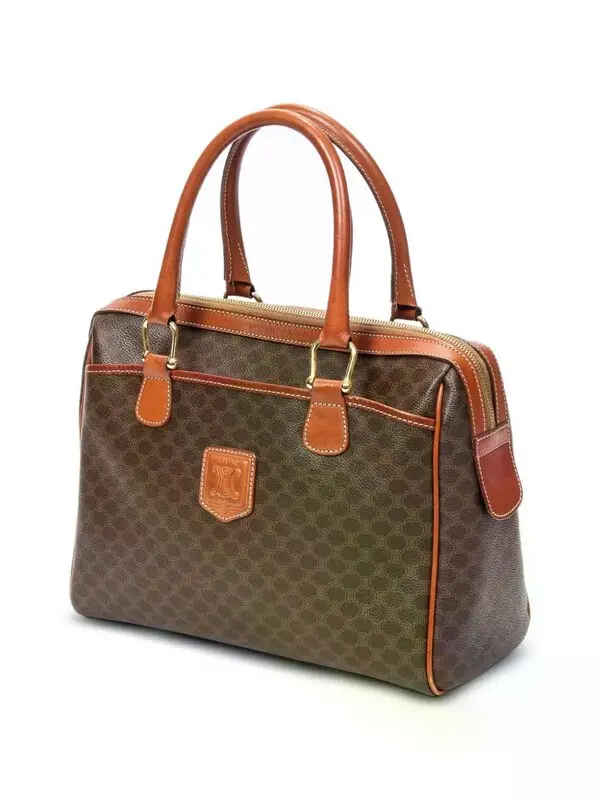 Celine Leather-trim Tote Bag