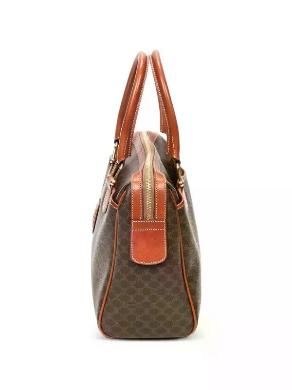 Celine Leather-trim Tote Bag