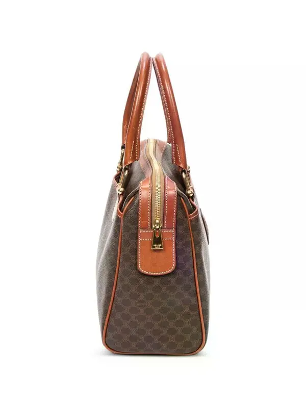Celine Leather-trim Tote Bag
