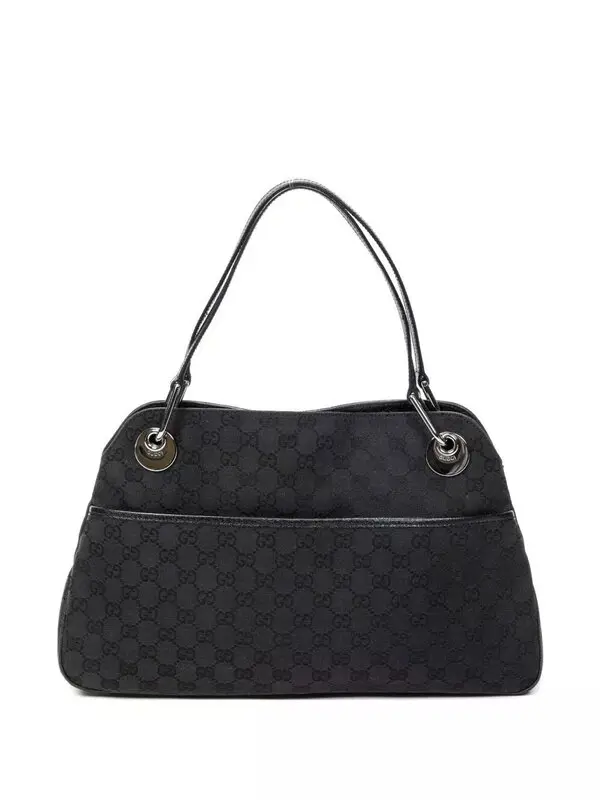 Gucci Medium Eclipse Shoulder Bag - Black