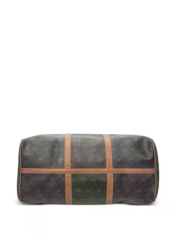 Dior Honeycomb Leather-trim Holdall Bag