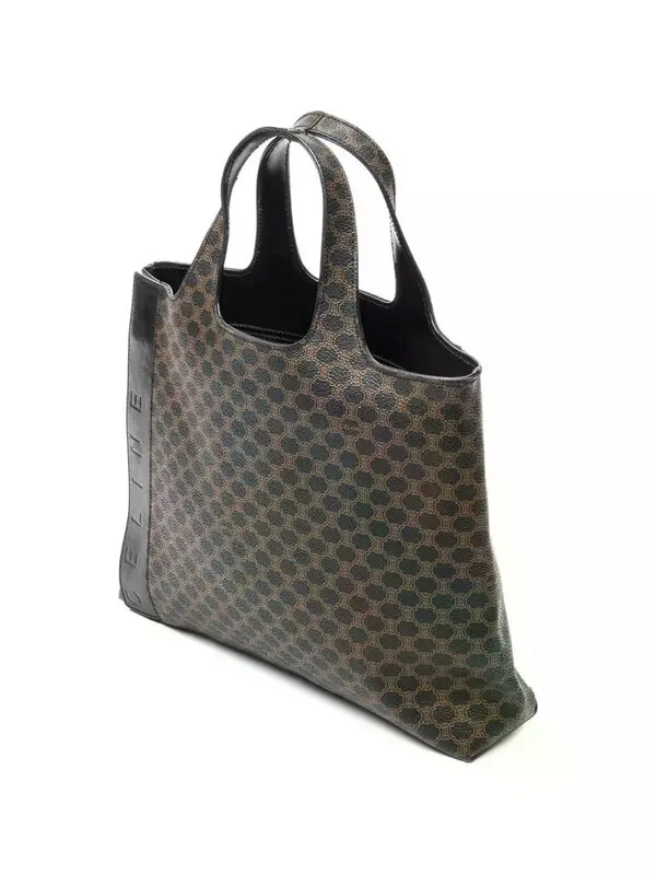 Celine Patterned Tote Bag - Black