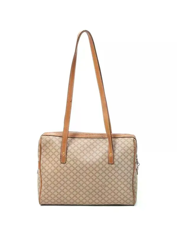 Celine Boston Leather-trim Shoulder Bag