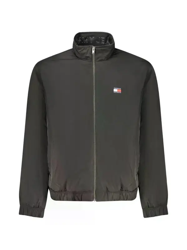 Tommy Hilfiger Logo-patch Zip-up Jacket - Black