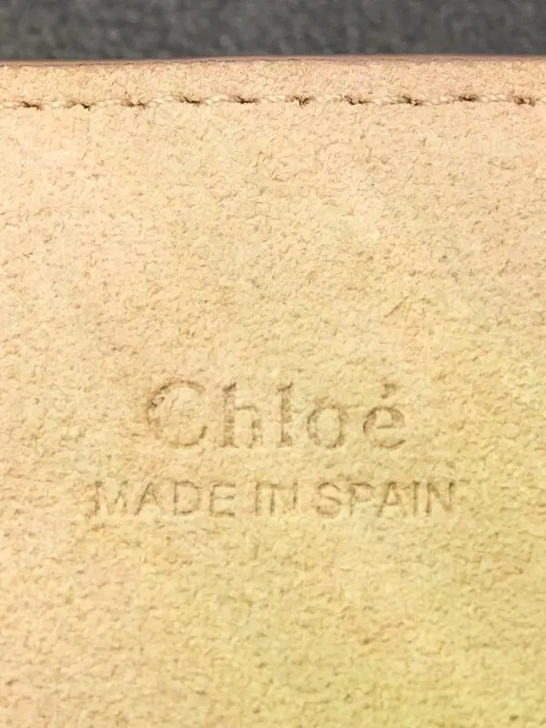 Chloé Faye Leather Clutch