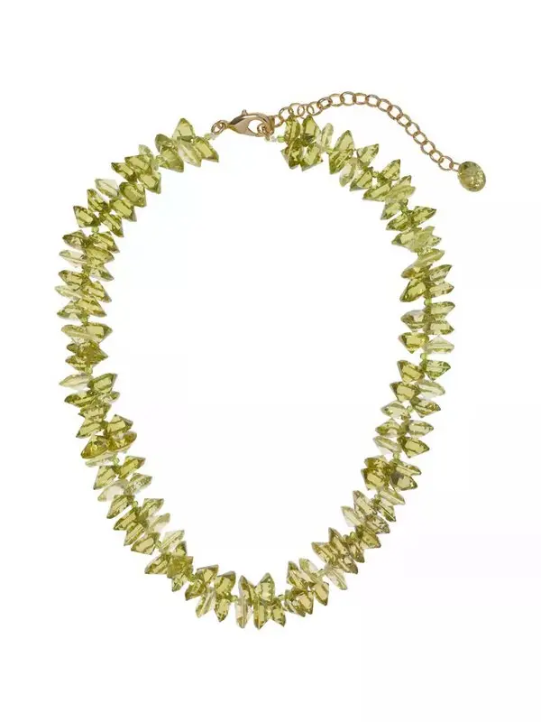 ROXANNE ASSOULIN Cubic Cluster Necklace - Green