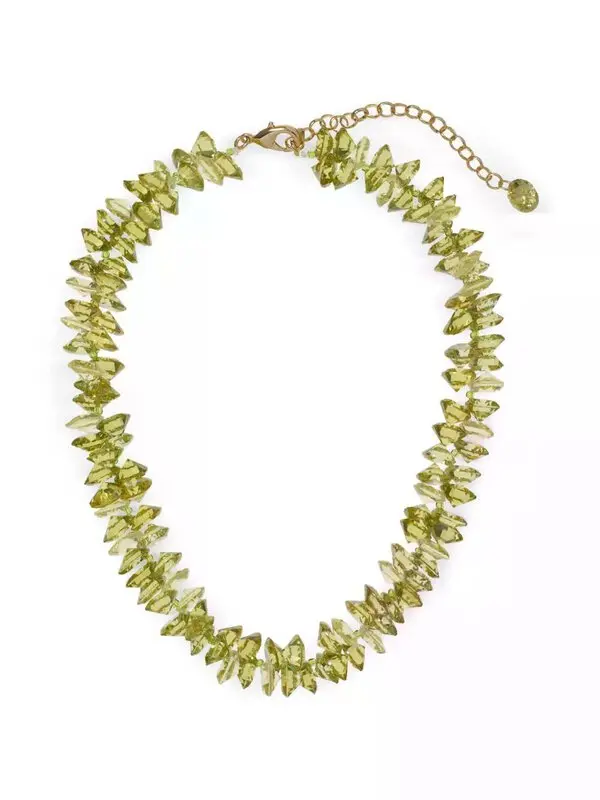 ROXANNE ASSOULIN Cubic Cluster Necklace - Green