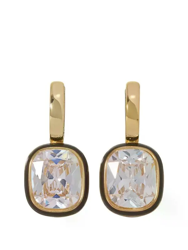 ROXANNE ASSOULIN Cubic Cushion Drop Earrings - Gold