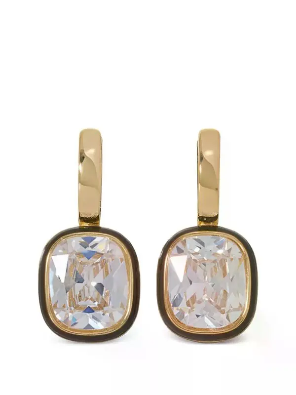 ROXANNE ASSOULIN Cubic Cushion Drop Earrings - Gold