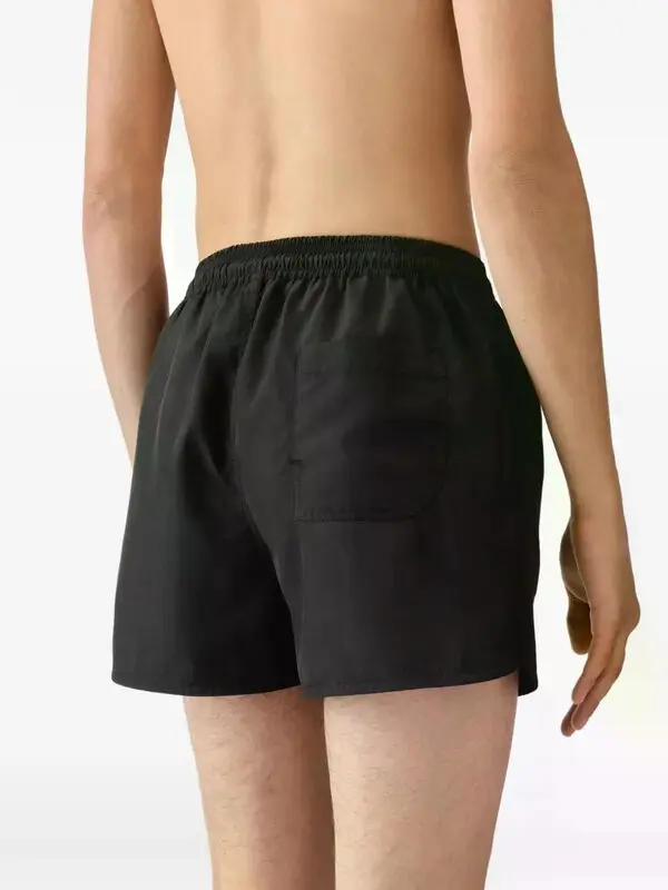 Jacquemus Logo-embroidered Swim Shorts - Black