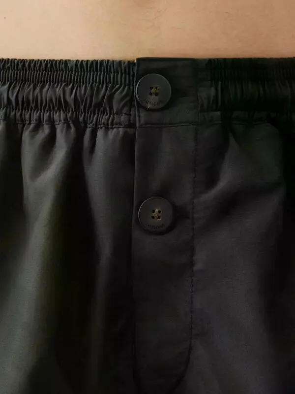 Jacquemus Logo-embroidered Swim Shorts - Black