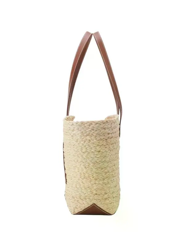 LANVIN Catch Logo-patch Tote Bag - Neutrals