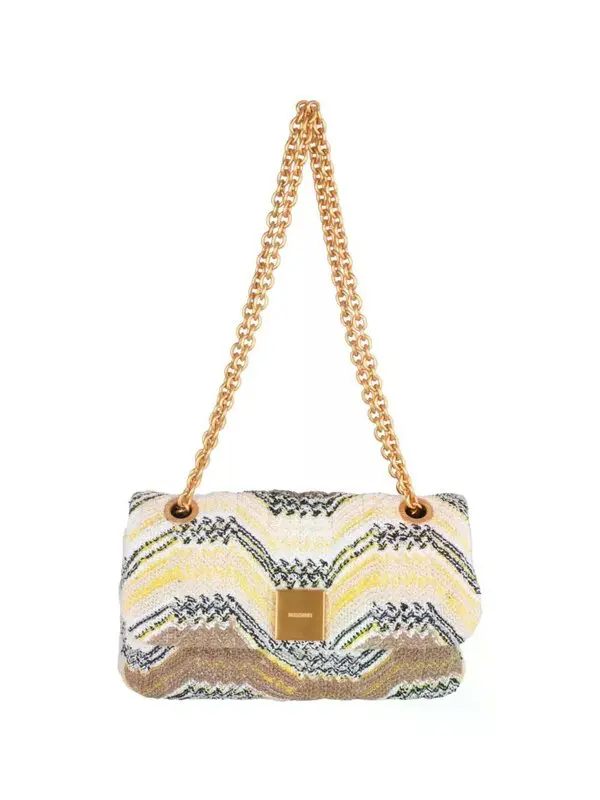 Missoni Zig-zag Sequin-embellished Clutch - Neutrals