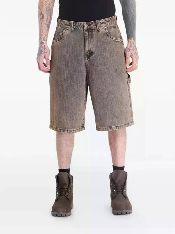 DIME Classic Denim Shorts - Brown