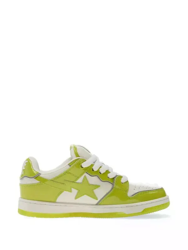 A BATHING APE Sk8 Sta Bold 1 Sneakers - Green