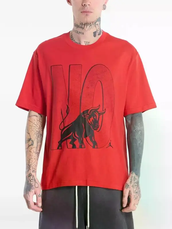 JORDAN Brooklyn Graphic-print T-shirt - Red