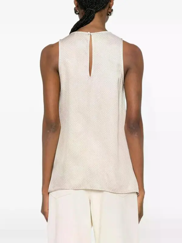 Peserico Geometric-print Blouse