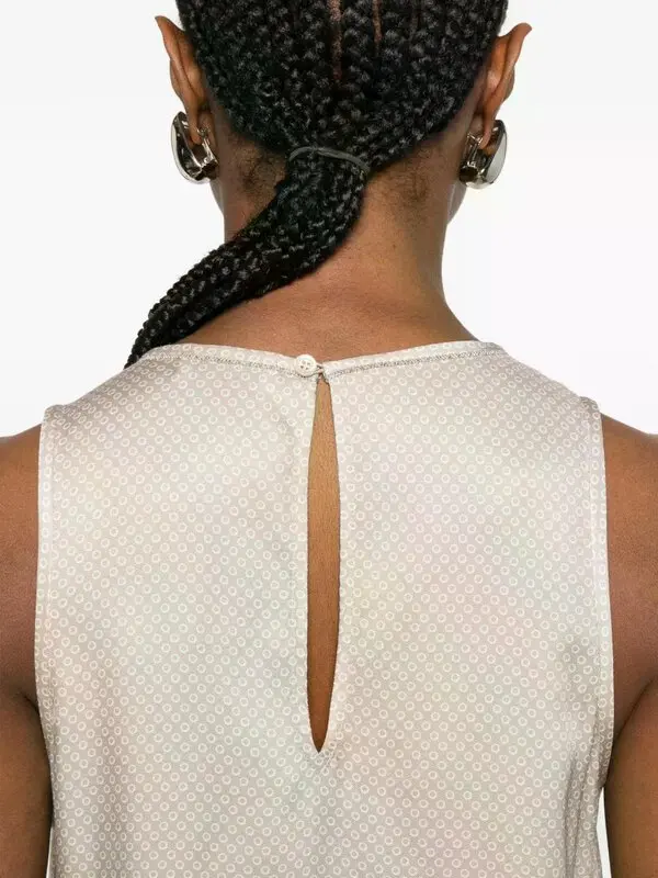 Peserico Geometric-print Blouse