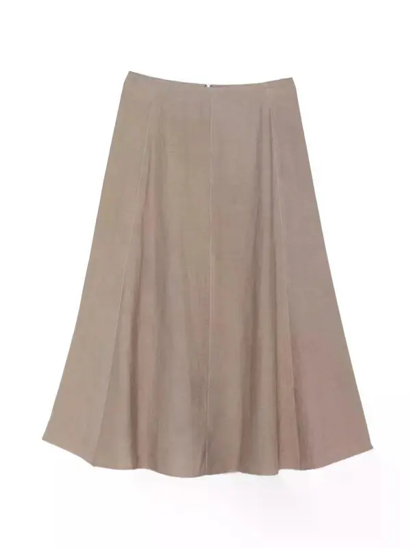 Peserico Panelled A-line Midi Skirt