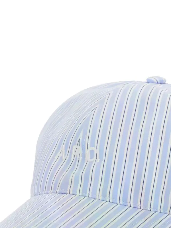 A.p.c. Charlie Striped Baseball Cap - Blue